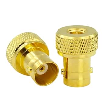 Premium SMA to BNC Q9 Coaxial Adapter Male Female Plug Flange M/F Connector Straight Converter ...