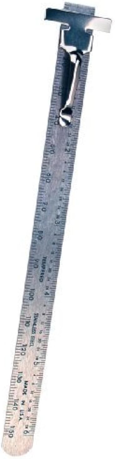 Empire 6-Inch Pocket Stainless Steel Ruler - Construction Rulers ...