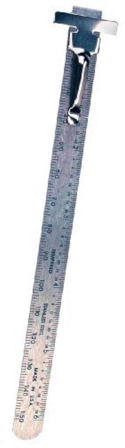 Empire 6-Inch Pocket Stainless Steel Ruler, Home Improvement Tool ...