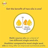Saffola Total Refined Cooking oil | Blend of Rice Bran & Safflower oil ...