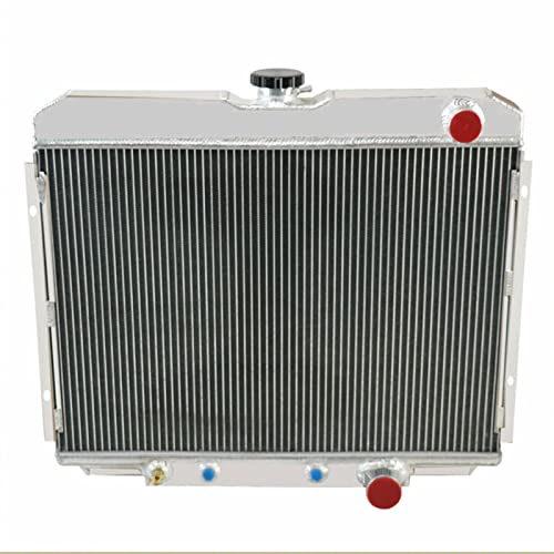 Snapklik.com : 4 Row Aluminum Radiator Fit 67-70 Ford Mustang/Fairlane ...
