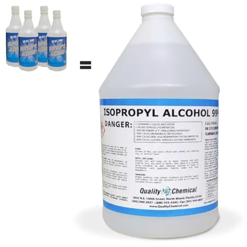 Quality Chemical - Super Premium - 99.9% Pure Isopropyl Alcohol (IPA) - Made in The USA - 1 ...