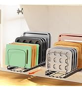 Amazon.com: Housolution Cutting Board Organizer Rack, Expandable Baking ...