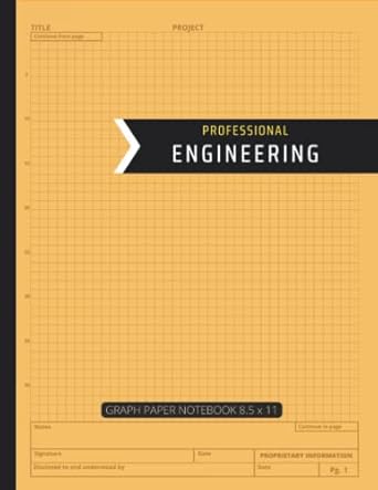 Professional Engineering Notebook: Engineering Student Notebook, Grid ...