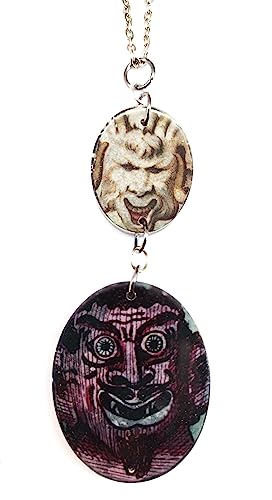 Amazon.com: Handmade Demon Trad Goth Necklace with Gothic Black Occult ...