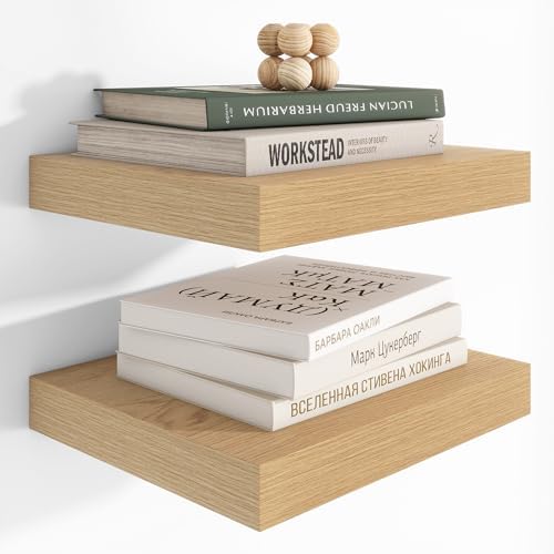 Amazon.com: Heimlove 12 Inch Deep Floating Shelves, 12 x 12 inches Long ...