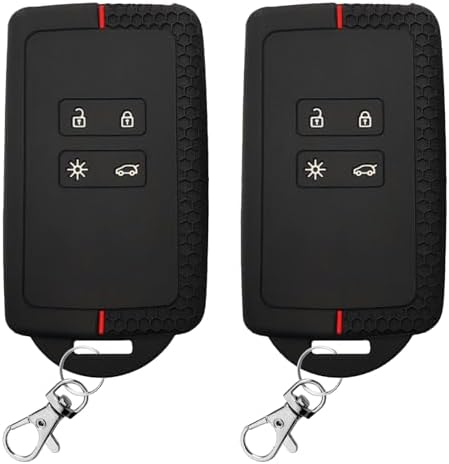 Dwzain Key Card Case 2PCS,Car Key Cover for Renault Clio Megane Koleos ...