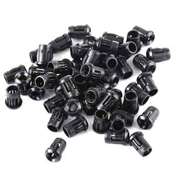 LED Holder, 3mm 5mm 8mm 10mm Nylon Diode Holder LED Clip Clip Bezel ...