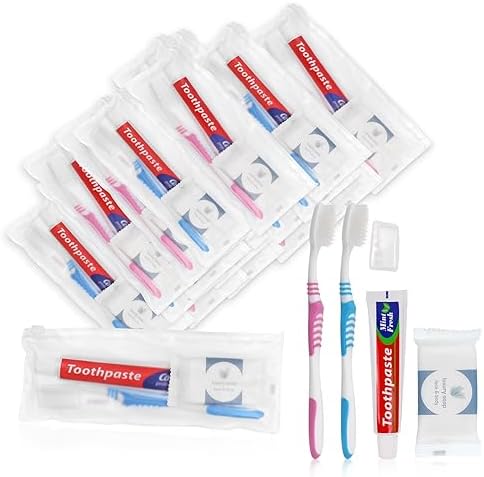Amazon.com : Disposable Toothbrushes with Toothpaste Individually ...