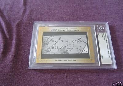 Geena Davis 2013 Leaf Masterpiece Cut Signature 1/1 signed auto ...