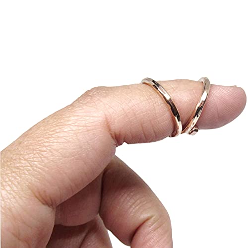 Amazon.com: Hammered Silver Swan Splint Ring Adjustable for PIP or DIP ...
