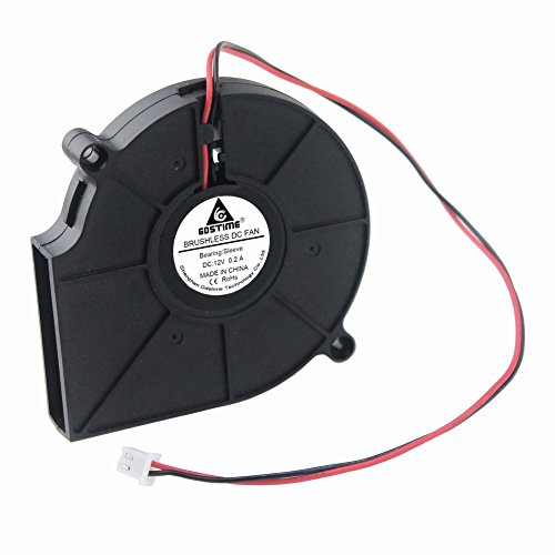 Snapklik.com : 75mm X 15mm 7515 Dc 12 Volt Brushless Blower Cooling Fan