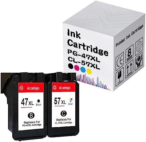 Amazon.com: PG-47 CL-57 Ink Cartridges High Yield Compatible ...