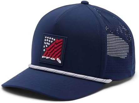 Columbia Unisex PFG Tidal Pursuit 3D Stretch Snap Back, Collegiate Navy ...