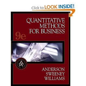 Quantitative Methods for Business- 9th Edition -[Hardcover]: J.K ...