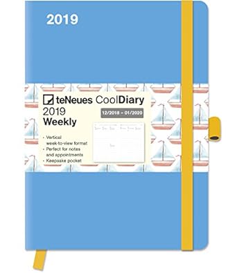 2019 teNeues Lightblue / Boat Cool Diary - 16 x 22cm : teNeues: Amazon ...