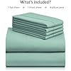 Amazon.com: LuxClub 6 PC Queen Sheet Set, Breathable Luxury Bed Sheets ...