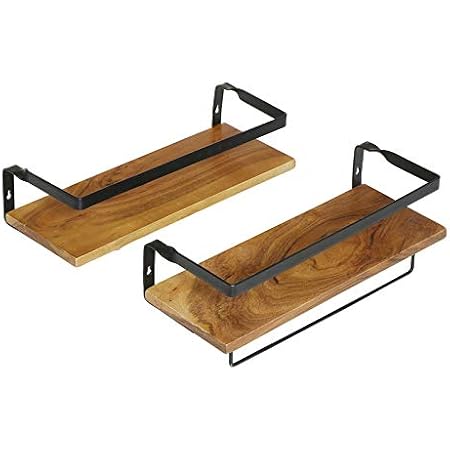Ebco Aurora 100 mm Wall Shelf Steel Rod with 4-inch Plug (4 Nos) 4 ...