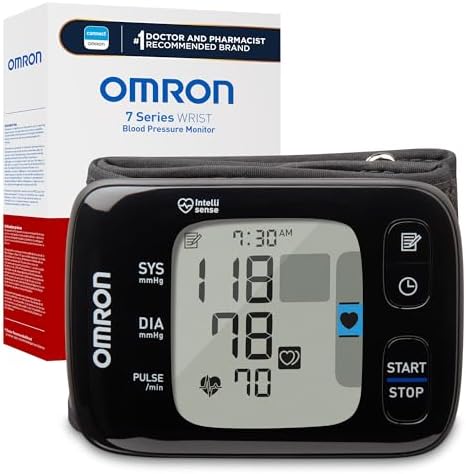 Amazon.com: OMRON 7 Series Wireless Wrist Blood Pressure Monitor for ...