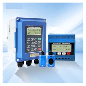 Flowmeter, 4-20mA RS485 Signal Output Ultrasonic Water Liquid Flow ...