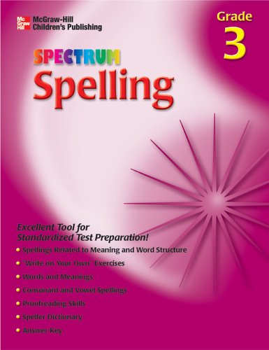 Spectrum Spelling Workbook Grade 3 (McGraw-Hill Learning Materials ...