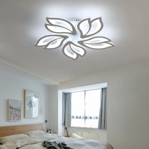 Comely LED Ceiling Lamp, 65W 7200LM Chandelier Ceiling Light with ...