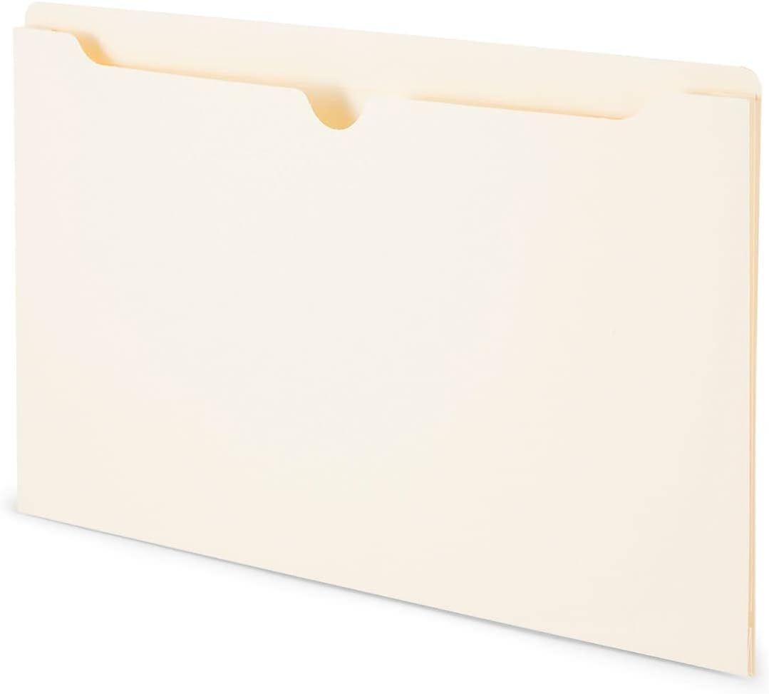 Amazon.com : Staples 119255 Manila File Jackets w/Reinforced Tab Legal ...