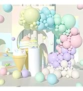Amazon.com: Ponamfo Gray Balloon Arch Kit - 100Pcs 18"+12"+5" Pastel ...