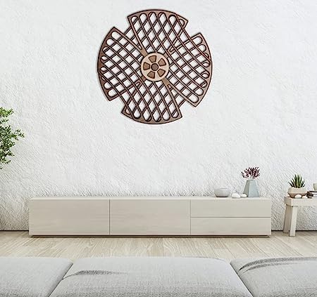Wooden Home Decor, Sattva "Oorja Wheel" Wooden Kinetic Sculpture, Wall ...