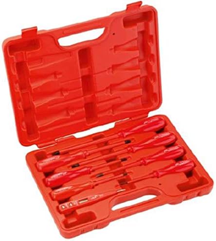 Jetech Insulated Screwdrivers Set 8 Pieces, Red Is-8s: Buy Online at ...