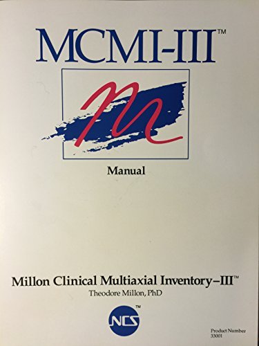 Buy Millon Clinical Multiaxial Inventory III Manual 33016 (MCMI ...