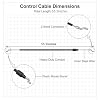 Amazon.com: LCMLA 532424983 Engine Zone Control Cable | Compatible with ...