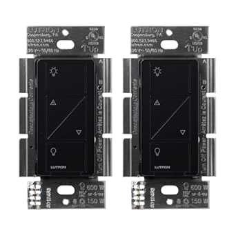 Amazon.com: Lutron Caseta Original Smart Dimmer Switch (Lutron Smart Hub Required), for LED ...