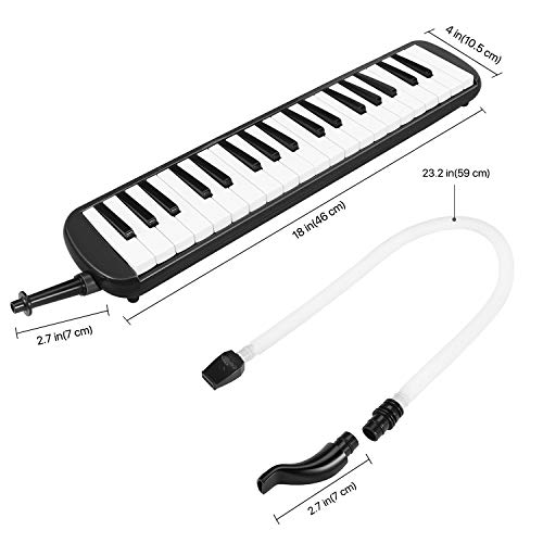 Snapklik.com : Flexzion Melodica 37 Keys Air Piano For Kids And Adults ...