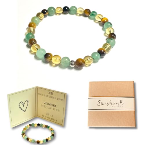 Wealth and Good Fortune Crystal Bracelet, Crystal Gifts, Lucky Crystals ...