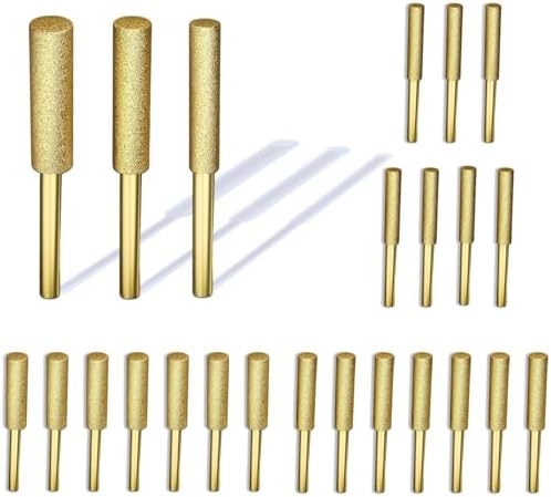 Amazon.com : 120 Pcs Diamond Chainsaw Sharpener Stones Bits High ...