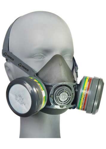 Venus EN 140 & EN 14387 Certified Half Mask with Multi Gas Filter ...