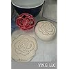 Amazon.com: YNGLLC Mini Size Rose Flower Design Concha Cookie Cutter ...