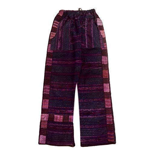 Amazon.com: Guatemalan Corte Style Pants - Chichi Purple : Handmade ...