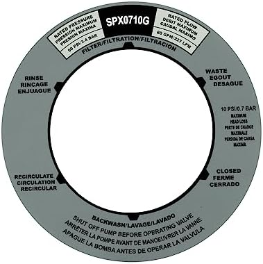 Amazon.com: Sharutia Pool Sand Filter Label Sticker Replacement for ...