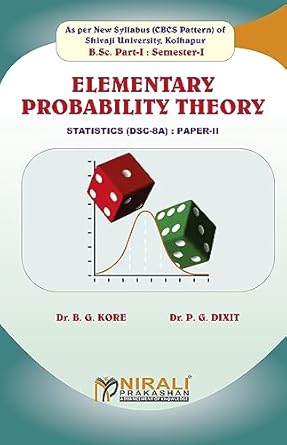 Amazon.in: Buy ELEMENTARY PROBABILITY THEORY : Statistics - Paper 2 ...