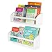 Amazon.com: Wallniture Lissa Wall Shelf Wood Wall Mounted White ...