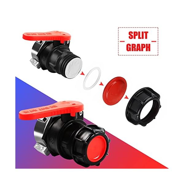 75mm IBC Tote adapter,IBC tote valve,IBC Tank Coarse Thread Adapter ...