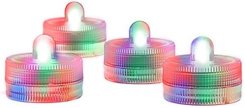 Amazon.com: Mini Submersible LED Lights, Waterproof LED Tea Lights ...