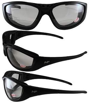 Amazon.com: Billys Biker Gear Clear Motorcycle Sunglasses Goggles 2.5 ...