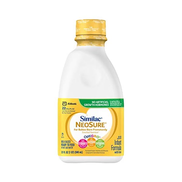 Similac NeoSure Premature Post-Discharge Infant Formula, Ready-to-Feed ...