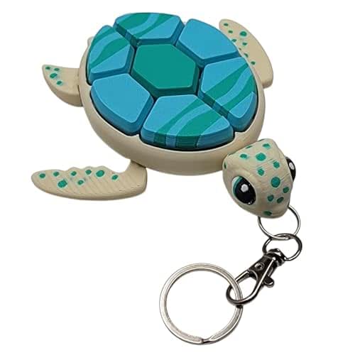Amazon.com: Sea Turtle Fidget Clicker Bag Charm, Sensory Figure ...
