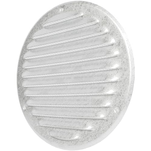 6 Inch / 150 mm Vent Cover – Galvanized Steel Round Soffit Vent – Air ...