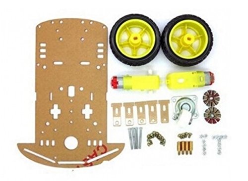 OLatus Two Wheel Drive Bot Kit With Chassis, Bo Motor, Wheels,Clamps ...