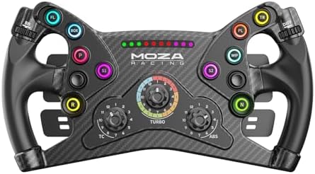 Amazon.com: MOZA KS Steering Wheel 300mm Butterfly Style GT Racing ...